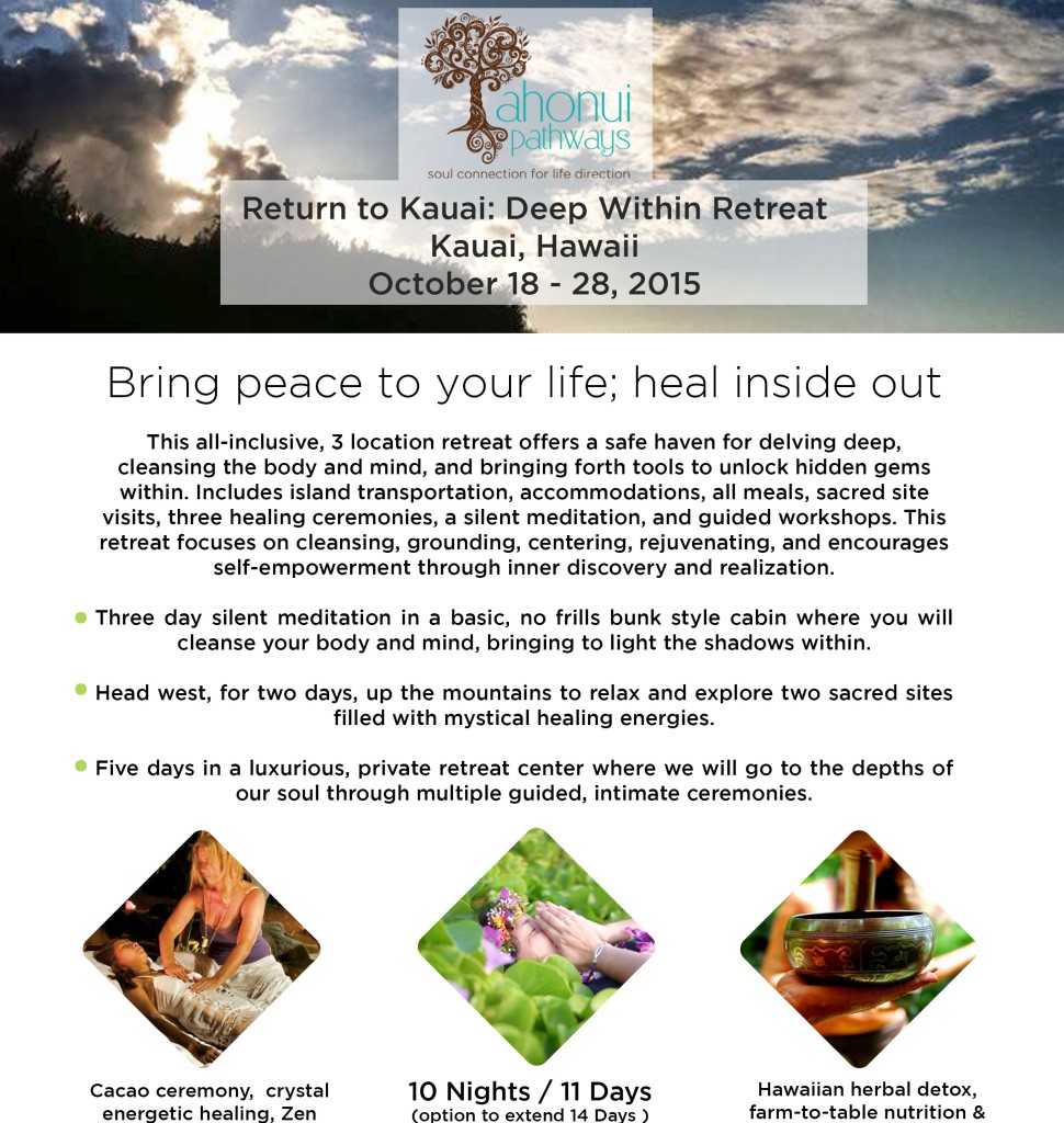 Pre-Packaged Retreats | Ahonui Pathways